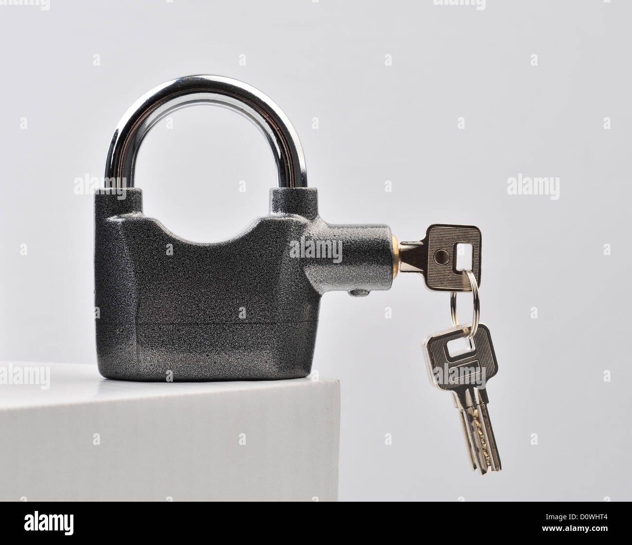 lock ring key steel object nobody security heavy Stock Photo - Alamy