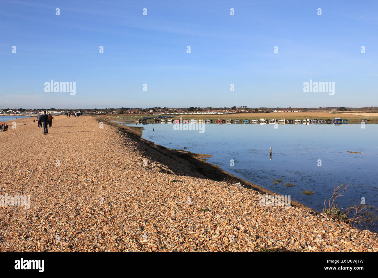 Hurst Castle Spit, Hampshire England UK Stock Photo - Alamy