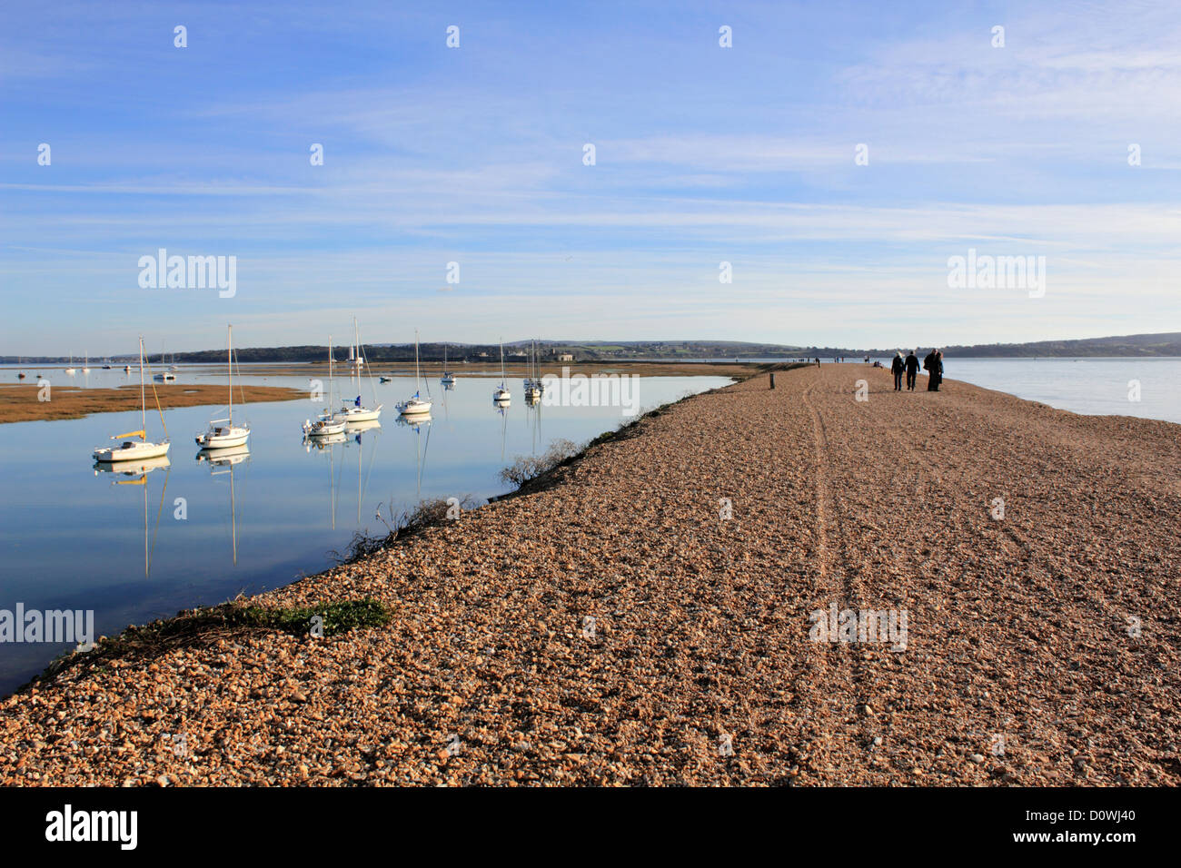 Hurst Castle Spit, Hampshire England UK Stock Photo - Alamy