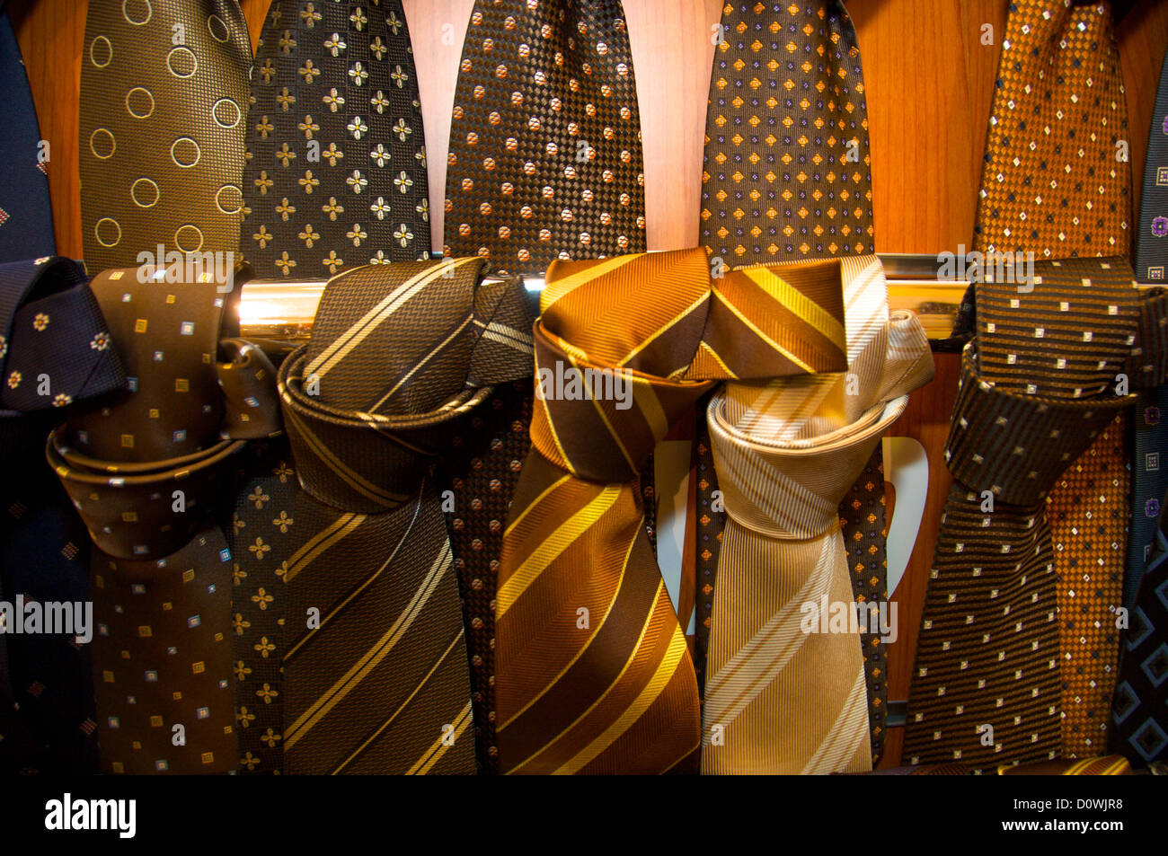 Tie rack display hi-res stock photography and images - Alamy
