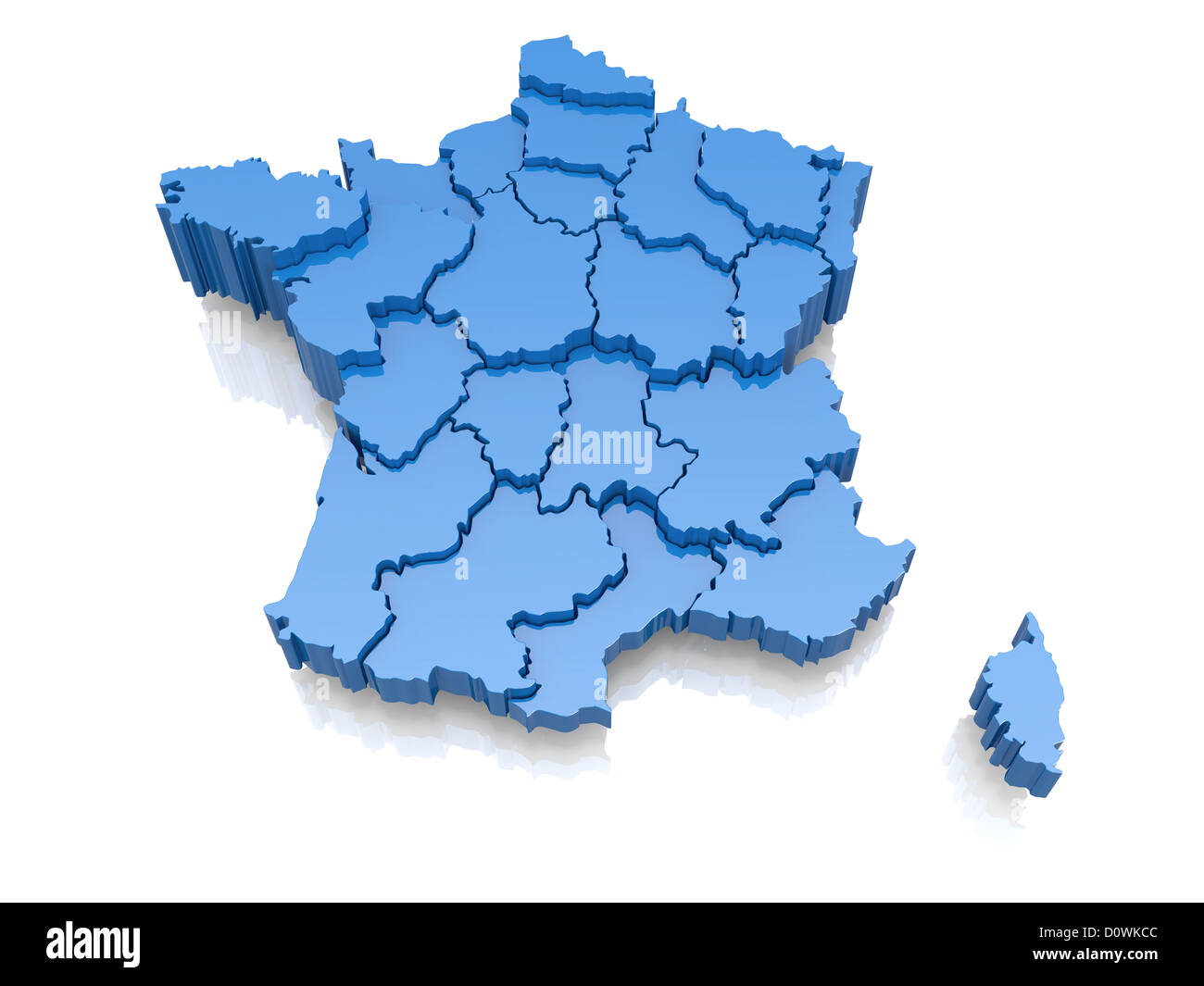 Physical map france hi-res stock photography and images - Alamy