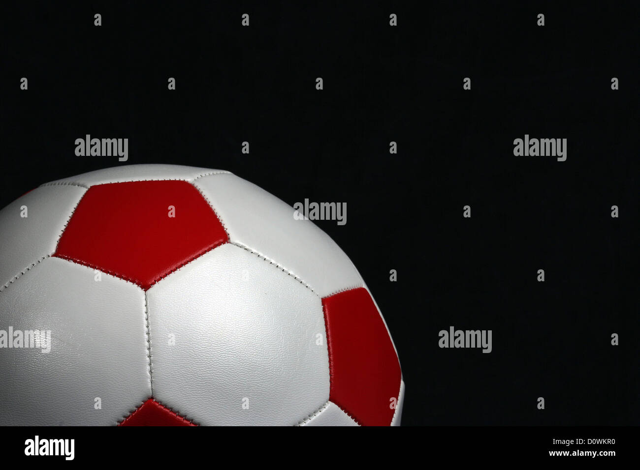 A studio shot of a traditional leather football Stock Photo - Alamy