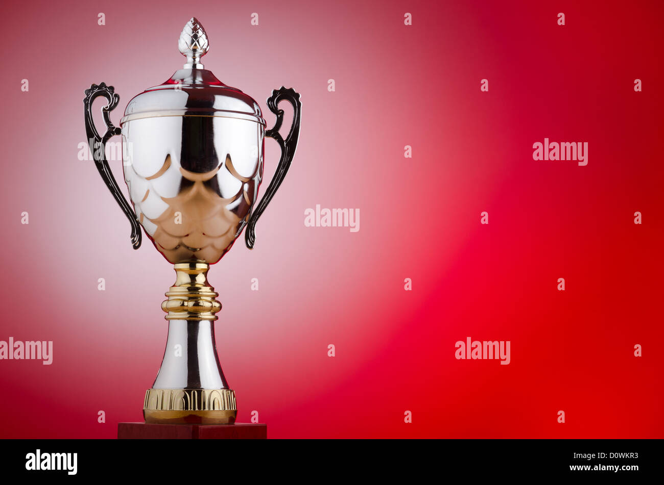 Prize cup against the background Stock Photo - Alamy