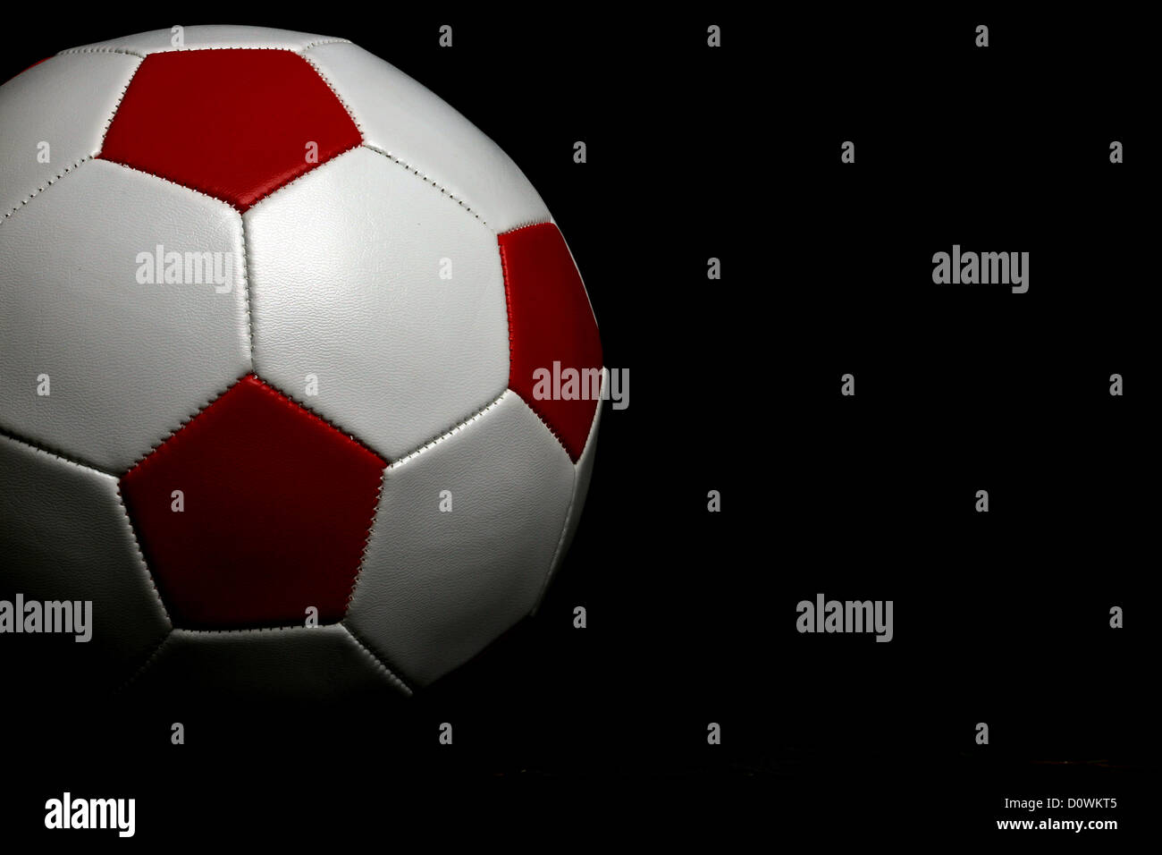 A studio shot of a traditional leather football Stock Photo - Alamy