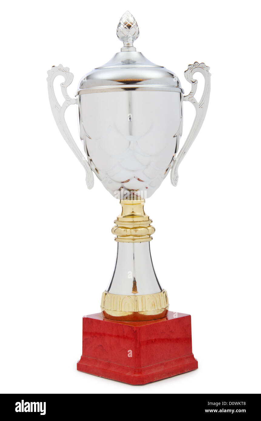 Winners cup isolated on the white Stock Photo - Alamy