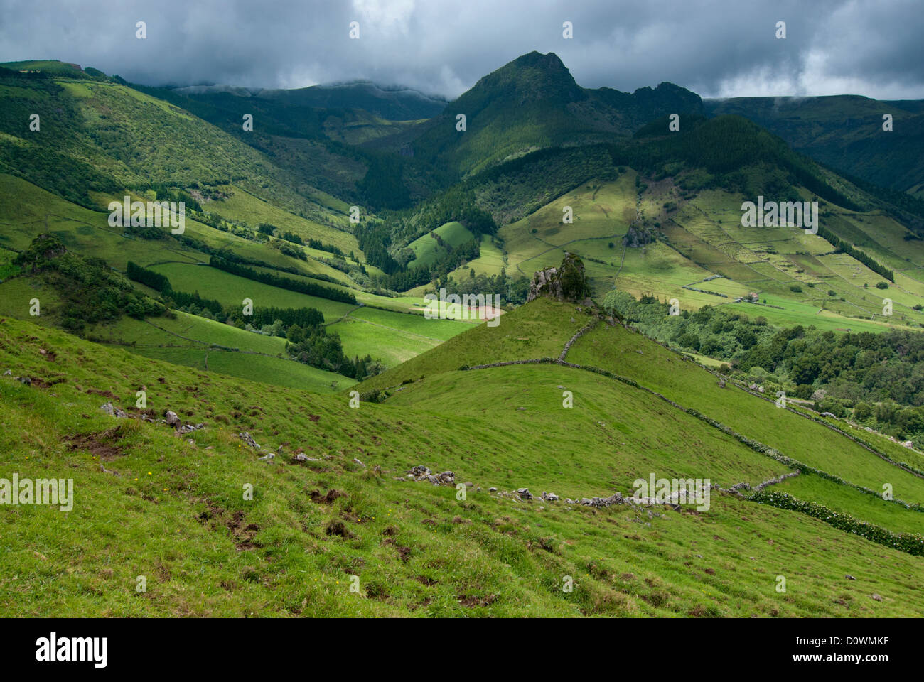 Flores island landscape Stock Photo - Alamy