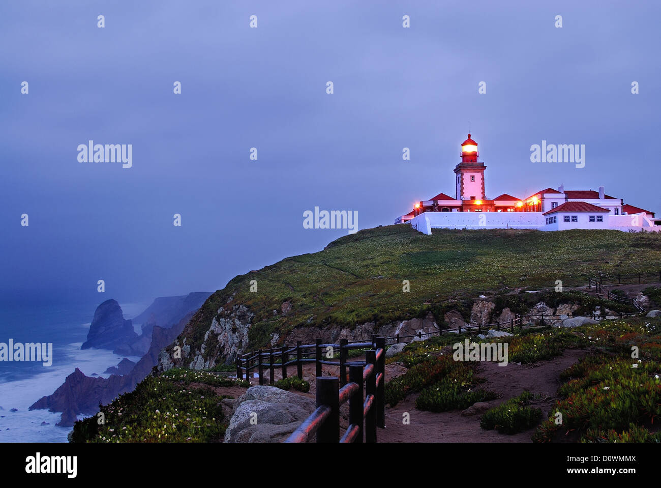 Cabo da Roca lighthouse Stock Photo - Alamy