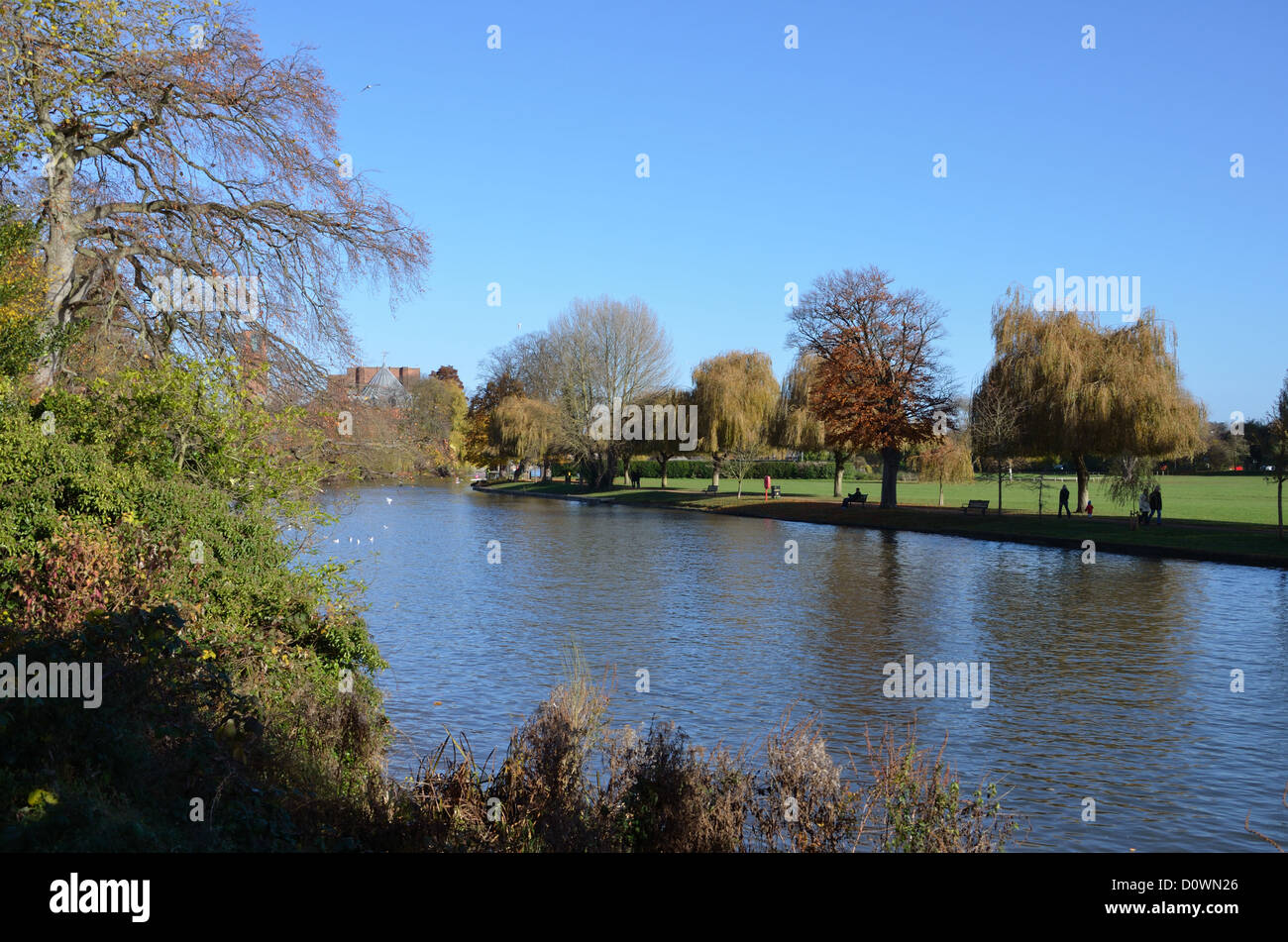 Stratford autumn river scene hi-res stock photography and images - Alamy