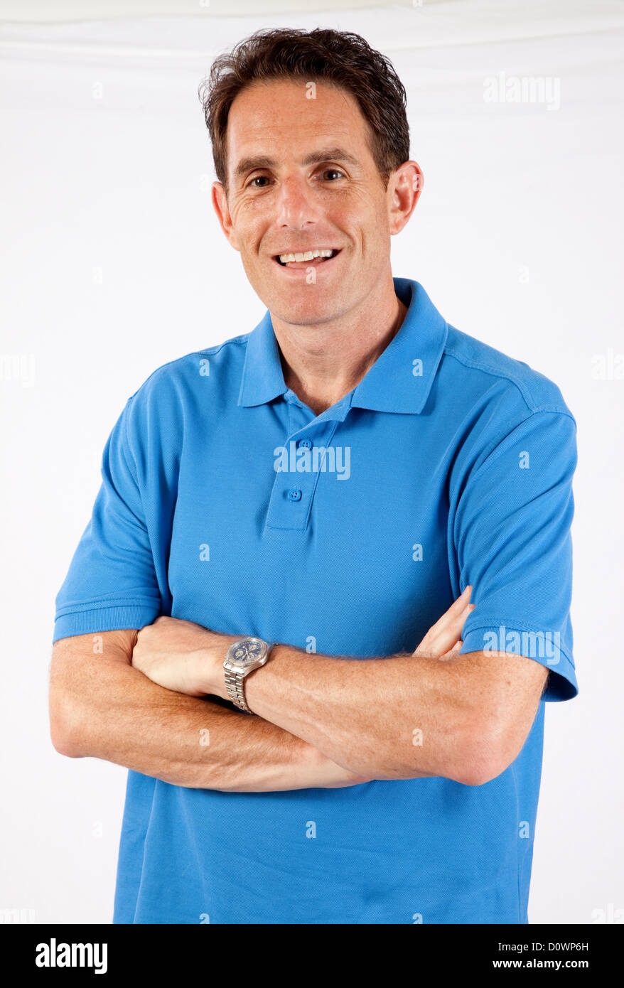Blue golf shirt hi-res stock photography and images - Alamy