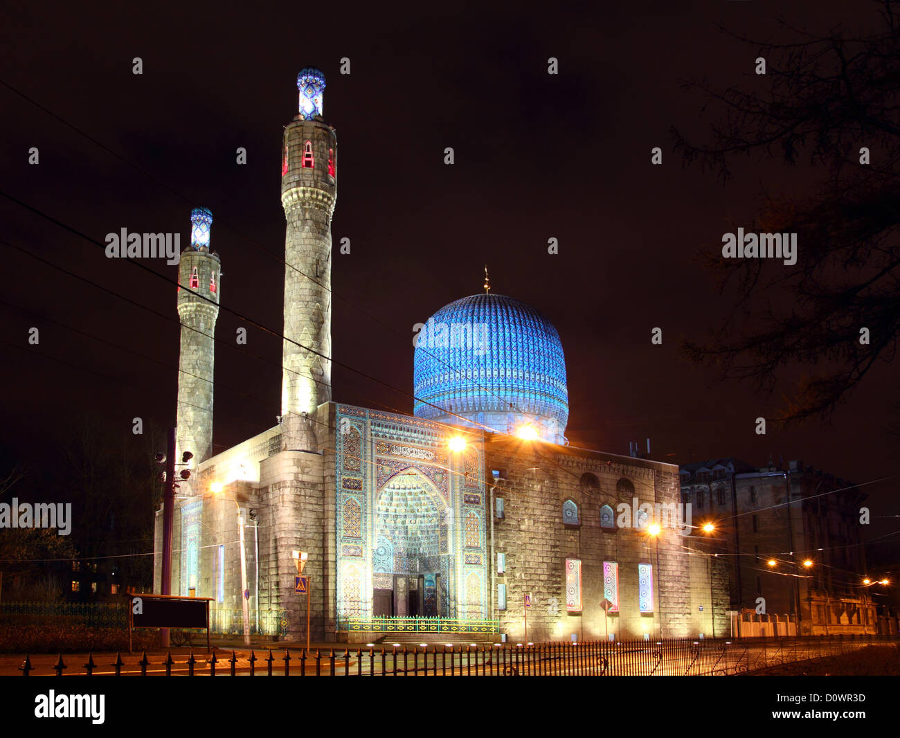 Cathedral Mosque in Saint Petersburg Stock Photo - Alamy