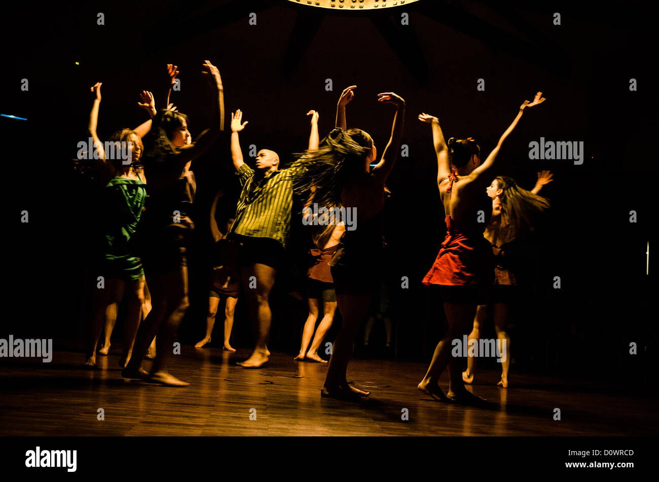 Barcelona, Spain. 1st December, 2012. Dancers from various dance ...