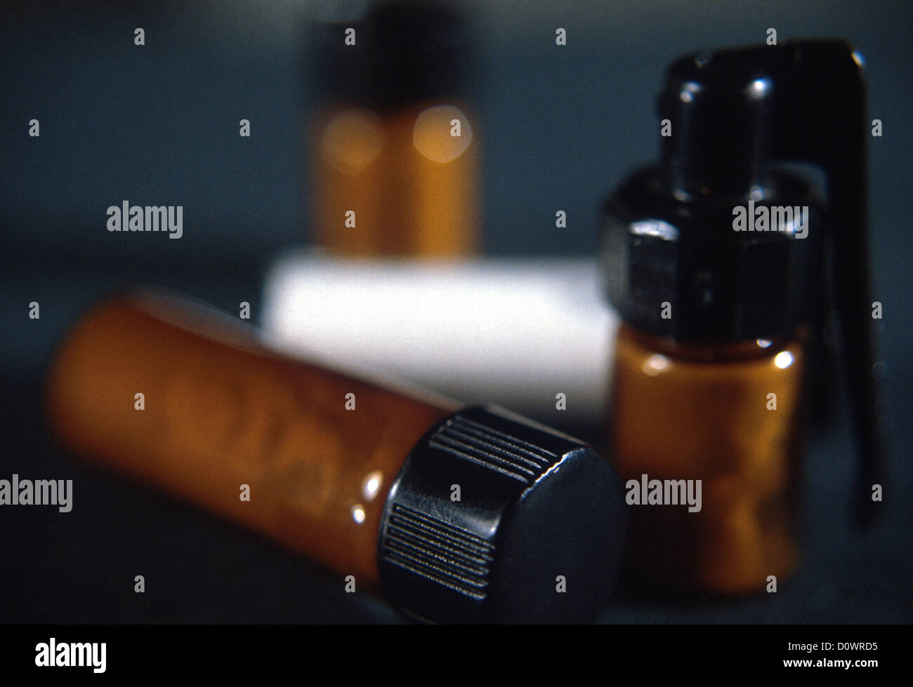 four cocaine viles still life. ©mak Stock Photo - Alamy