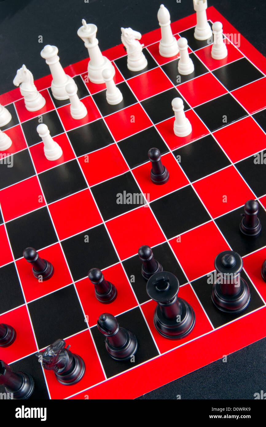 A simple game of chess is very educational and enjoyable Stock Photo ...