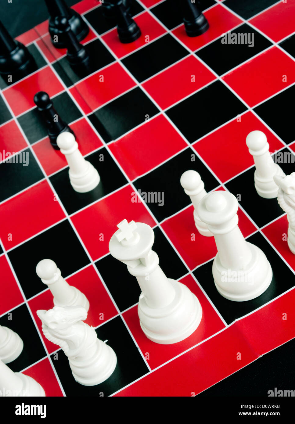 A simple game of chess is very educational and enjoyable Stock Photo ...
