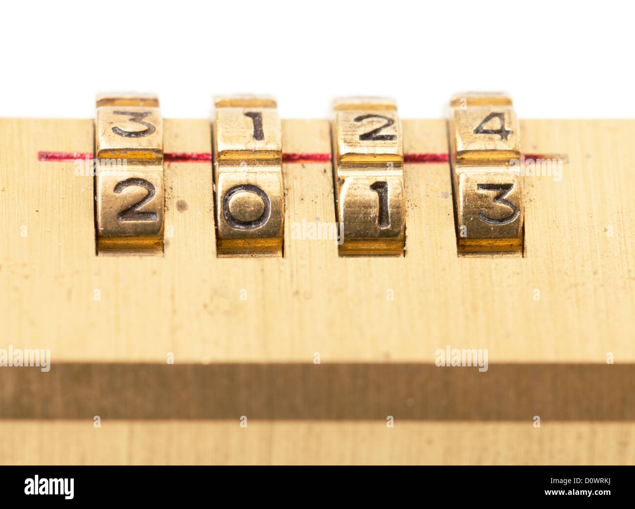 Combination Padlock, closeup on white background Stock Photo - Alamy