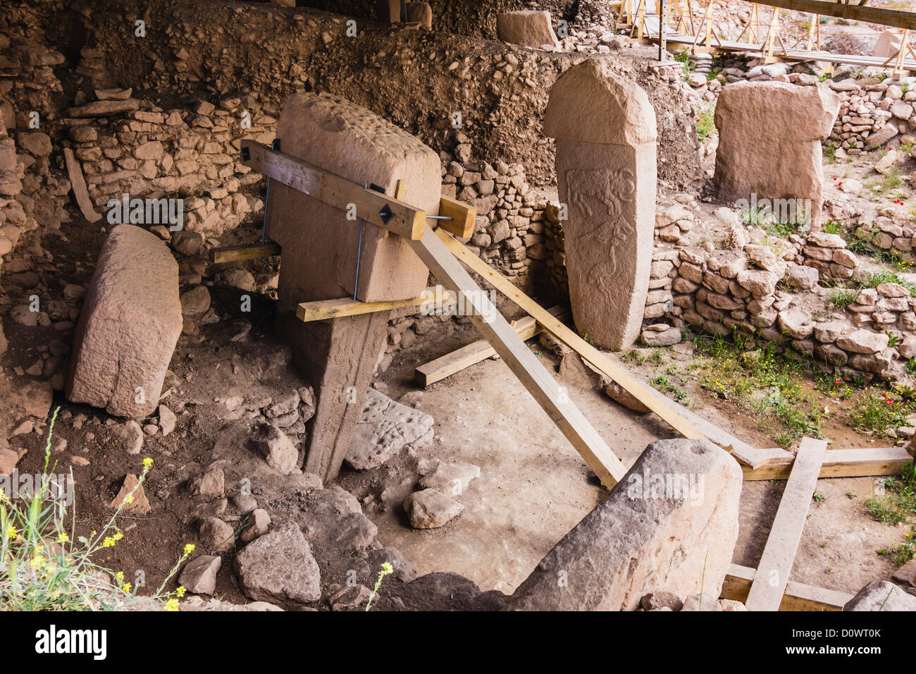 Archaelogical site of Gobekli Tepe, the oldest known human-made ...