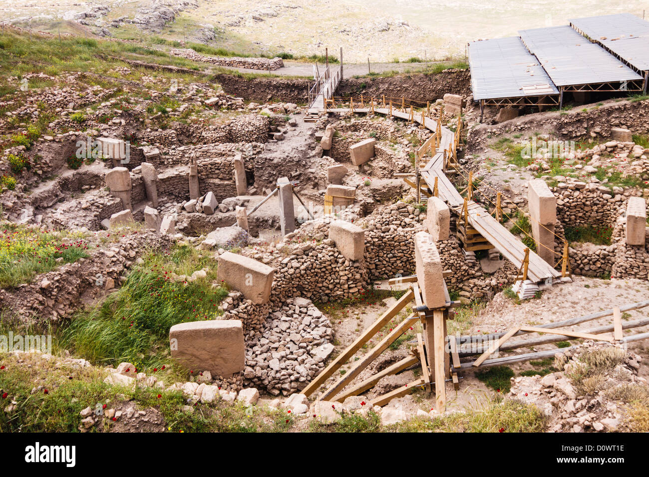 Archaelogical site of Gobekli Tepe, the oldest known human-made ...