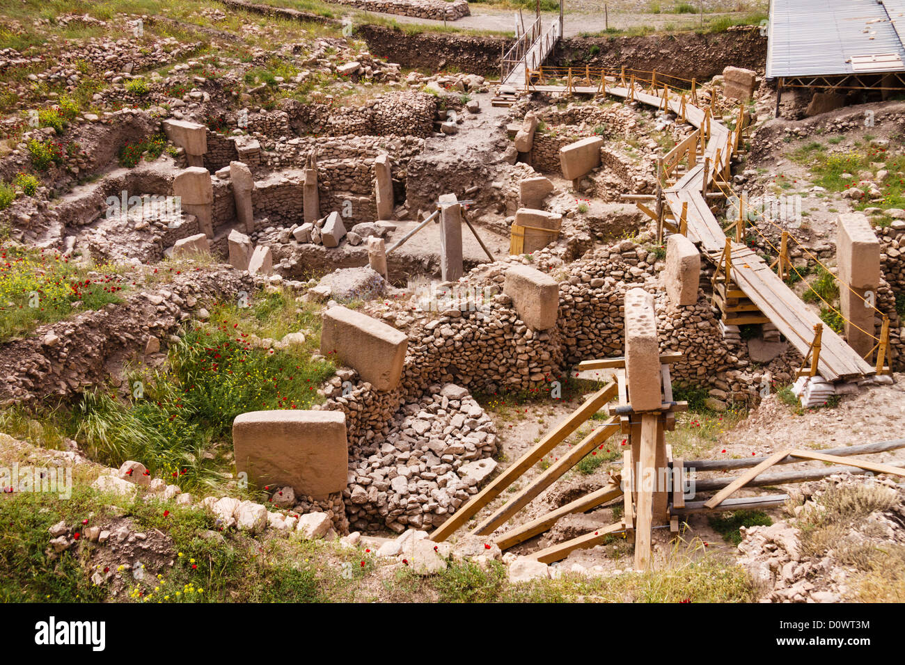 Archaelogical site of Gobekli Tepe, the oldest known human-made ...