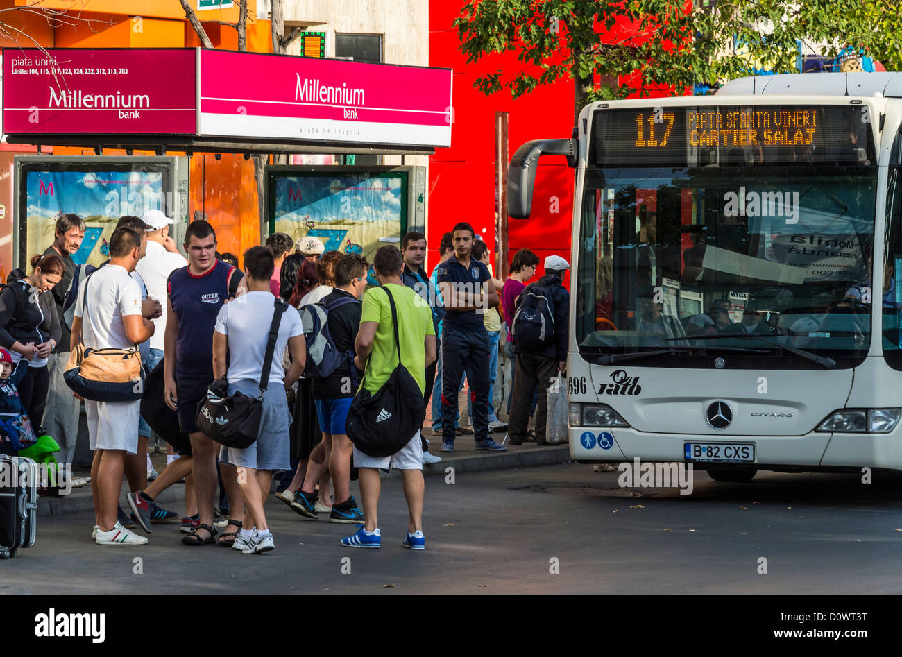 Bus stop europe hi-res stock photography and images - Alamy