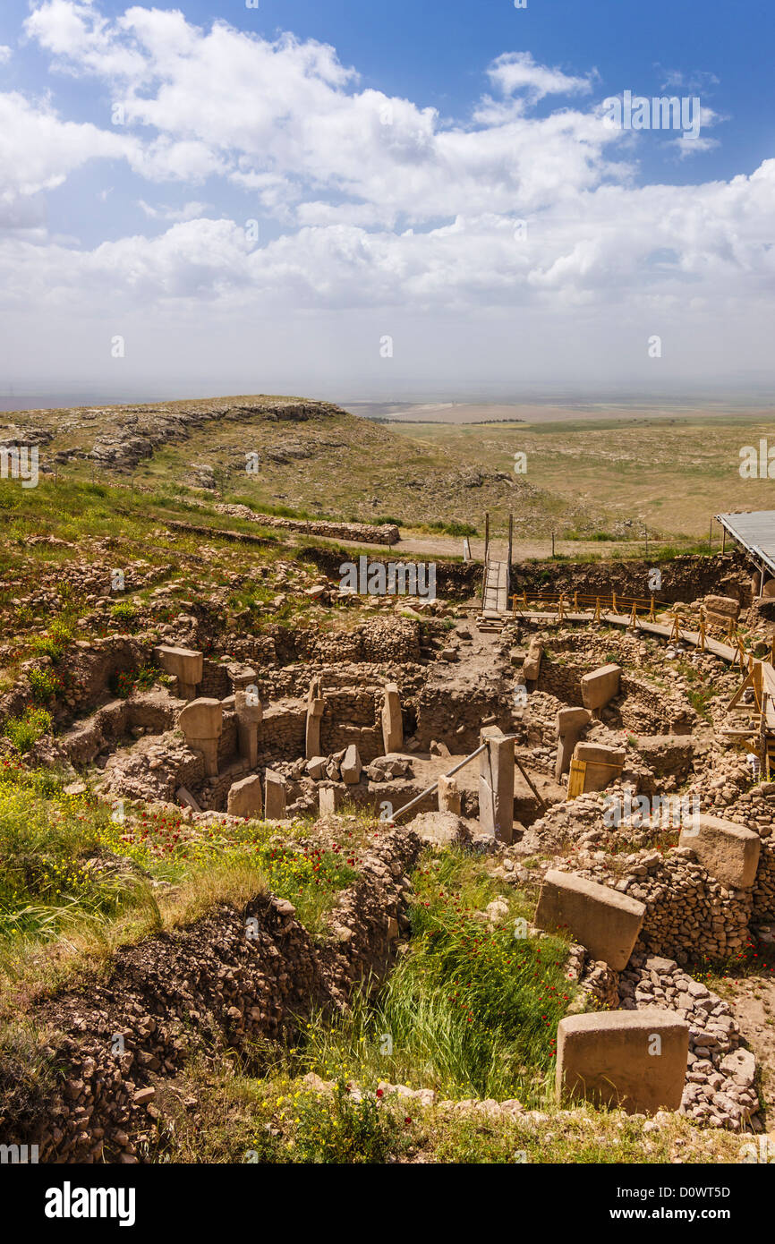 Archaelogical site of Gobekli Tepe, the oldest known human-made ...