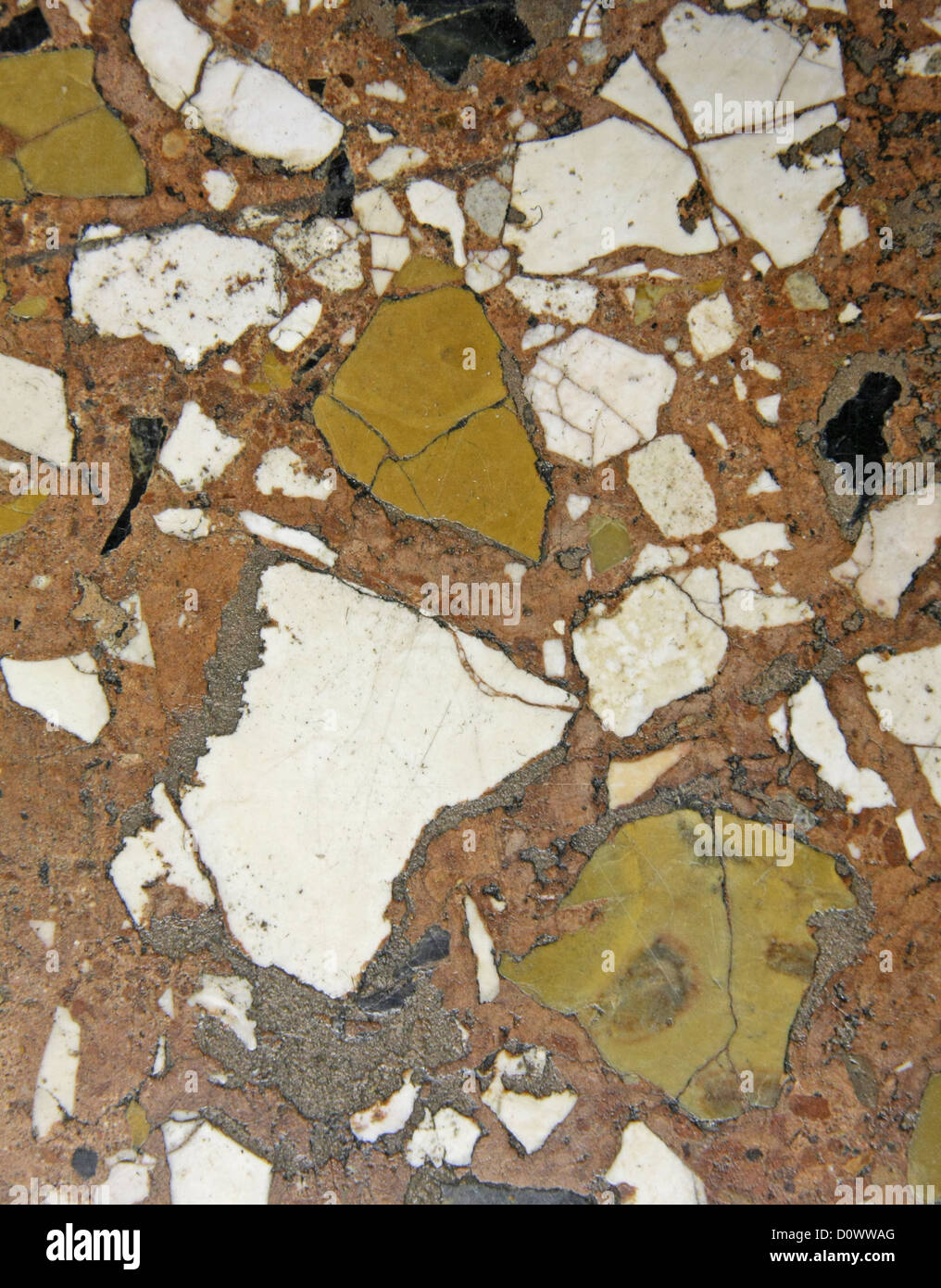 ancient marble floor with many inserts of a Venetian villa Stock Photo ...