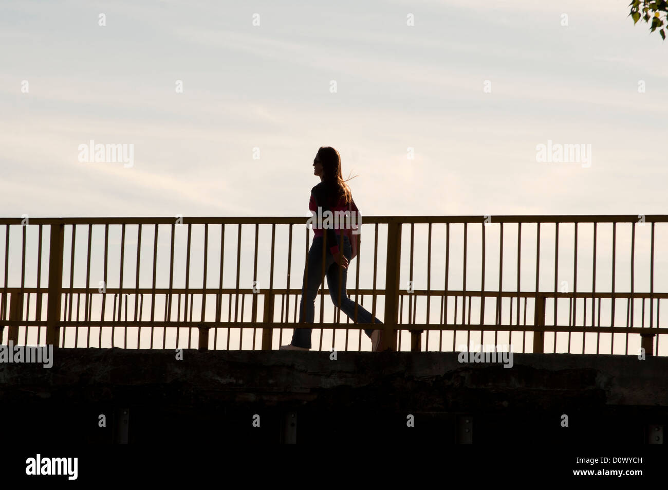 Walking bridge crossing hi-res stock photography and images - Alamy