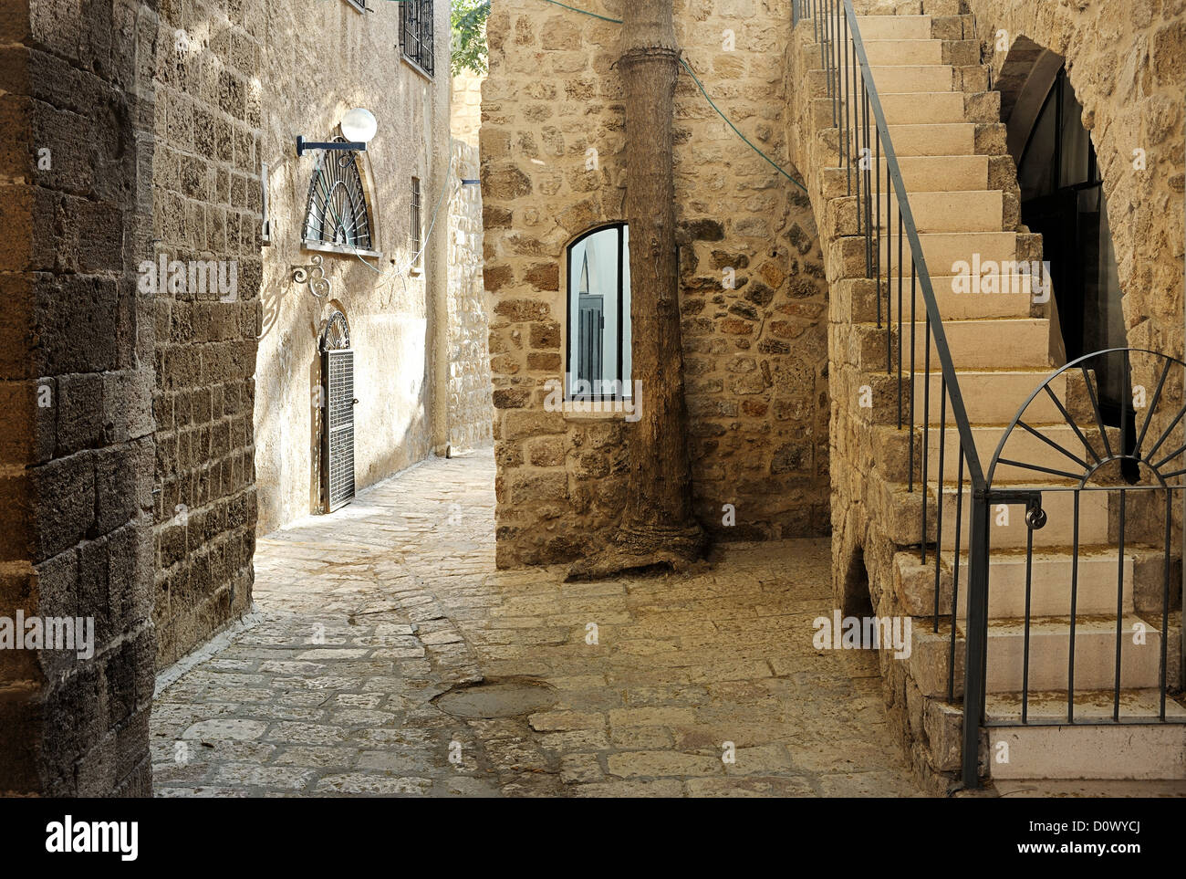 Street in the old part of Jerusalem, Israel Stock Photo - Alamy