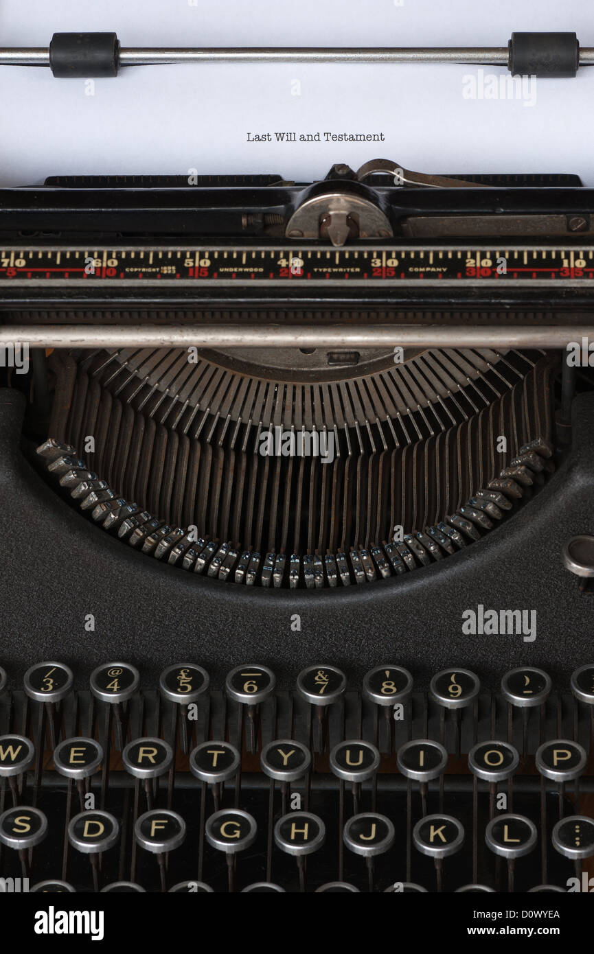 Underwood old fashioned retro typewriter antique manual mass ...