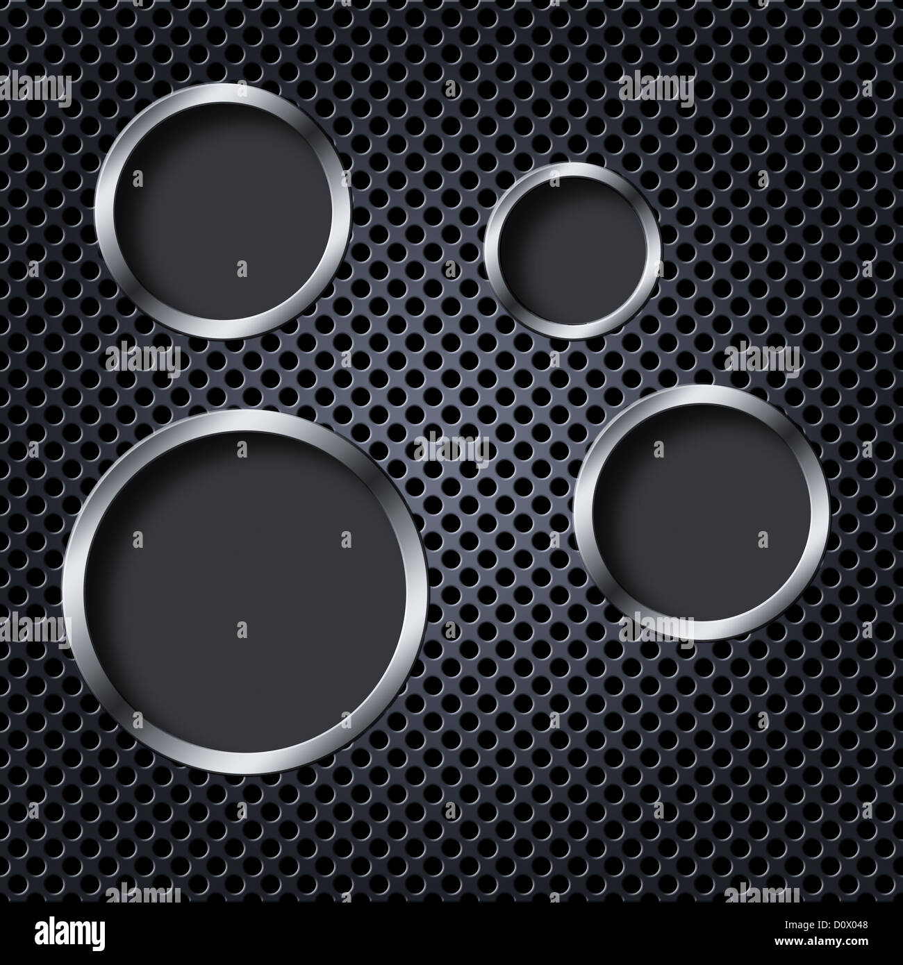 Metal mesh texture background with circle rings Stock Photo - Alamy