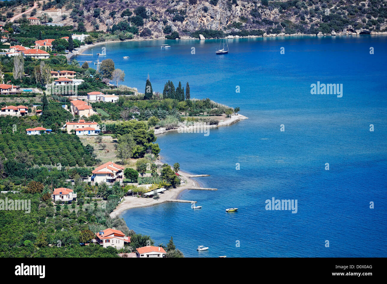The sunken city near Ancient Epidaurus in Peloponnese, Greece Stock Photo - Alamy