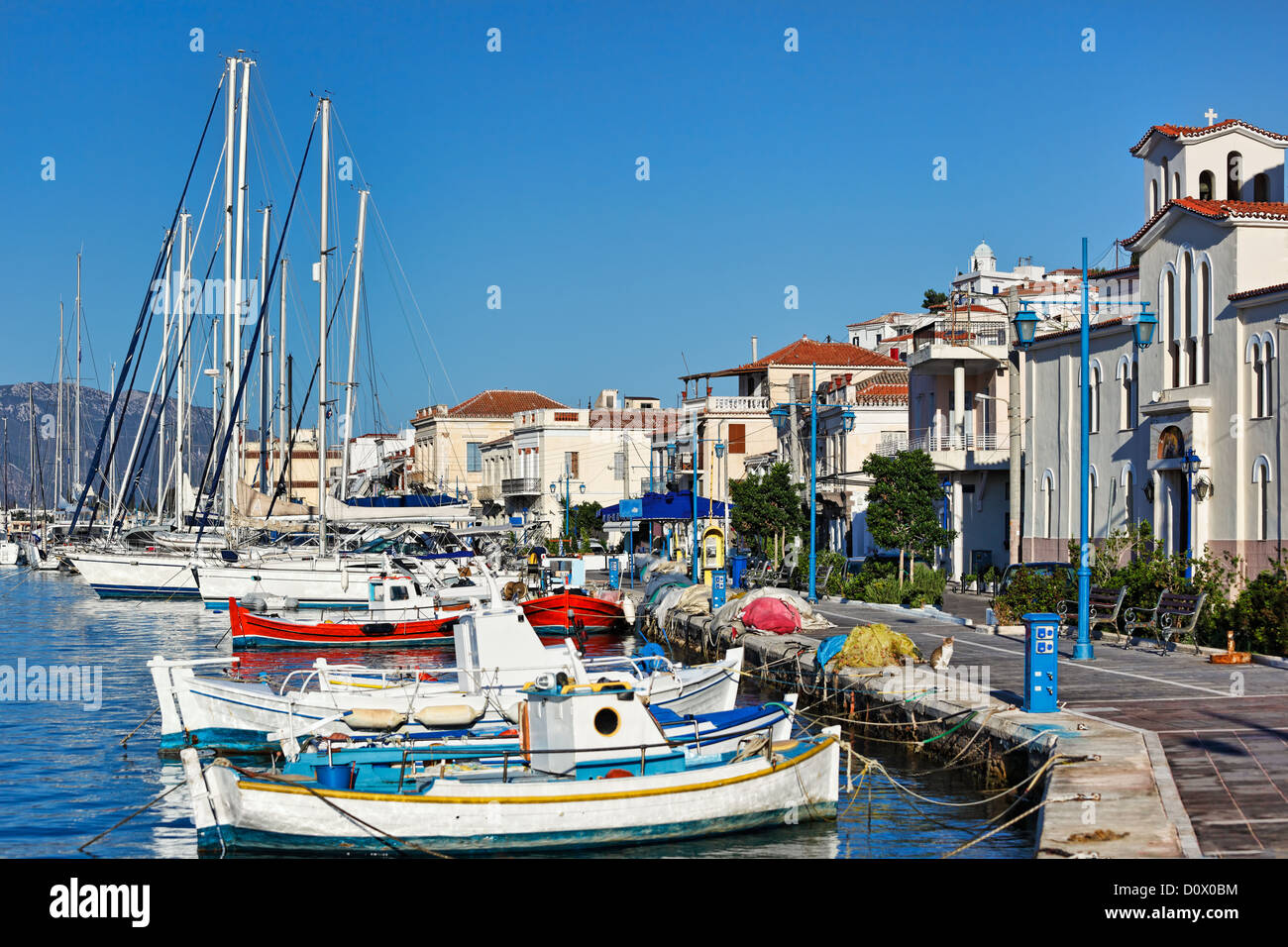 Saronic island greece poros hi-res stock photography and images - Alamy