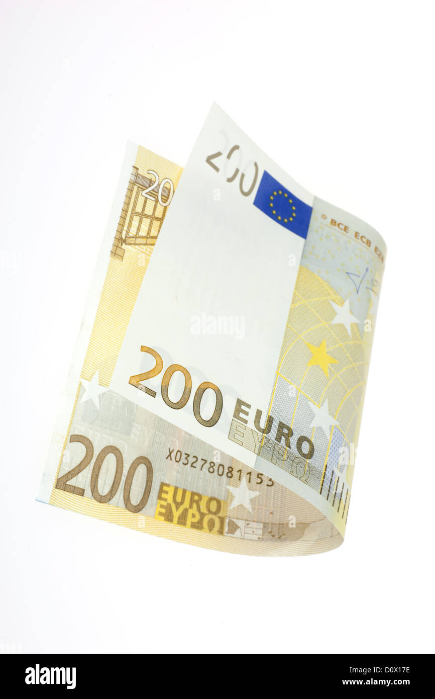 Berlin, Germany, a 200-euro note Stock Photo - Alamy
