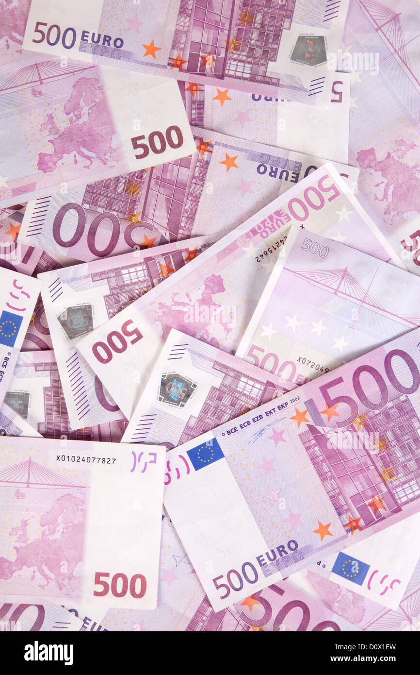 500 euro notes hi-res stock photography and images - Alamy
