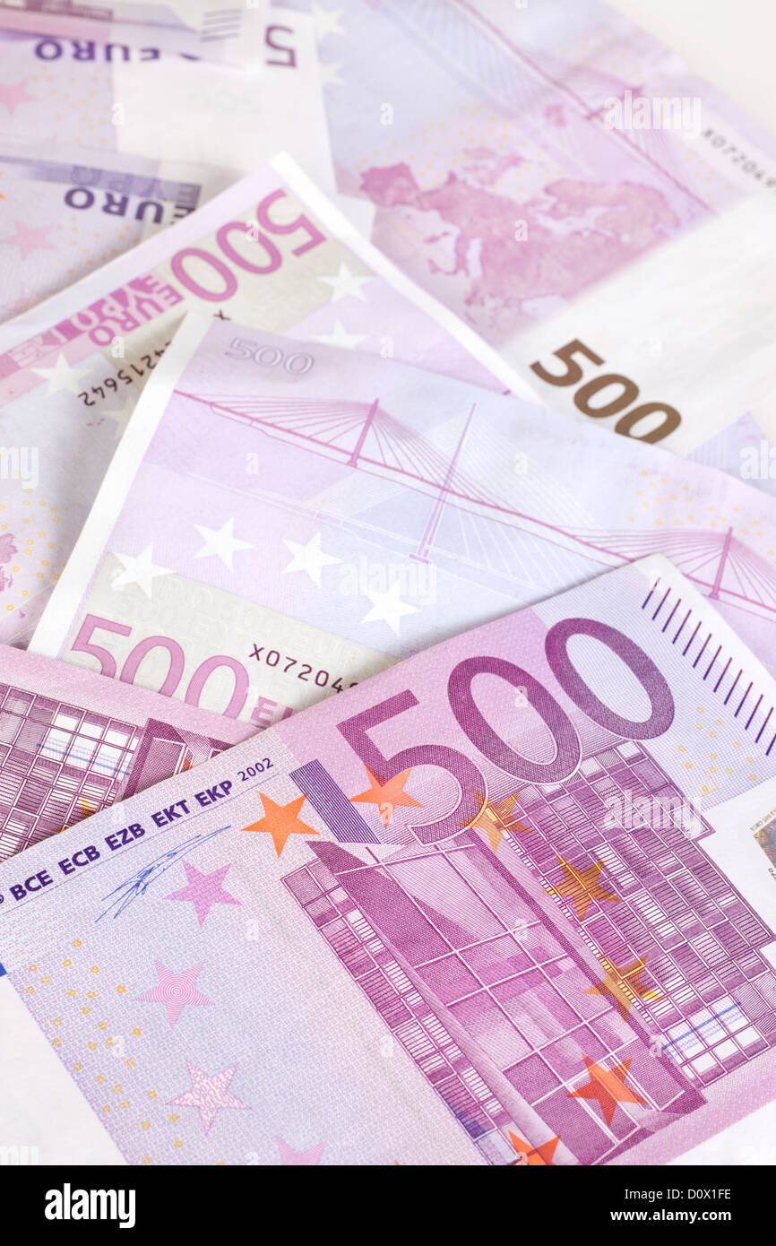 500 euro bank notes hi-res stock photography and images - Alamy