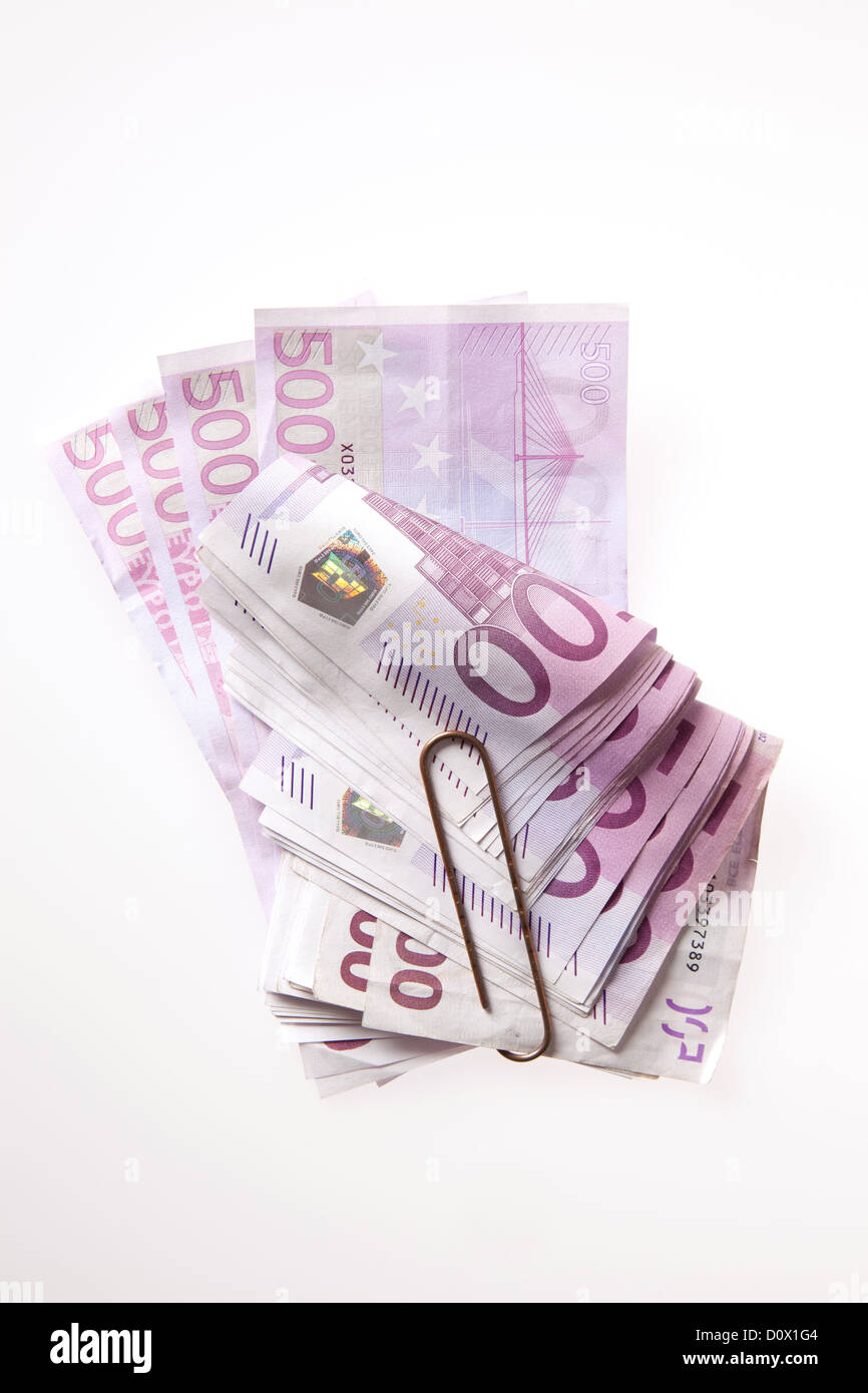 500 euro notes hi-res stock photography and images - Alamy