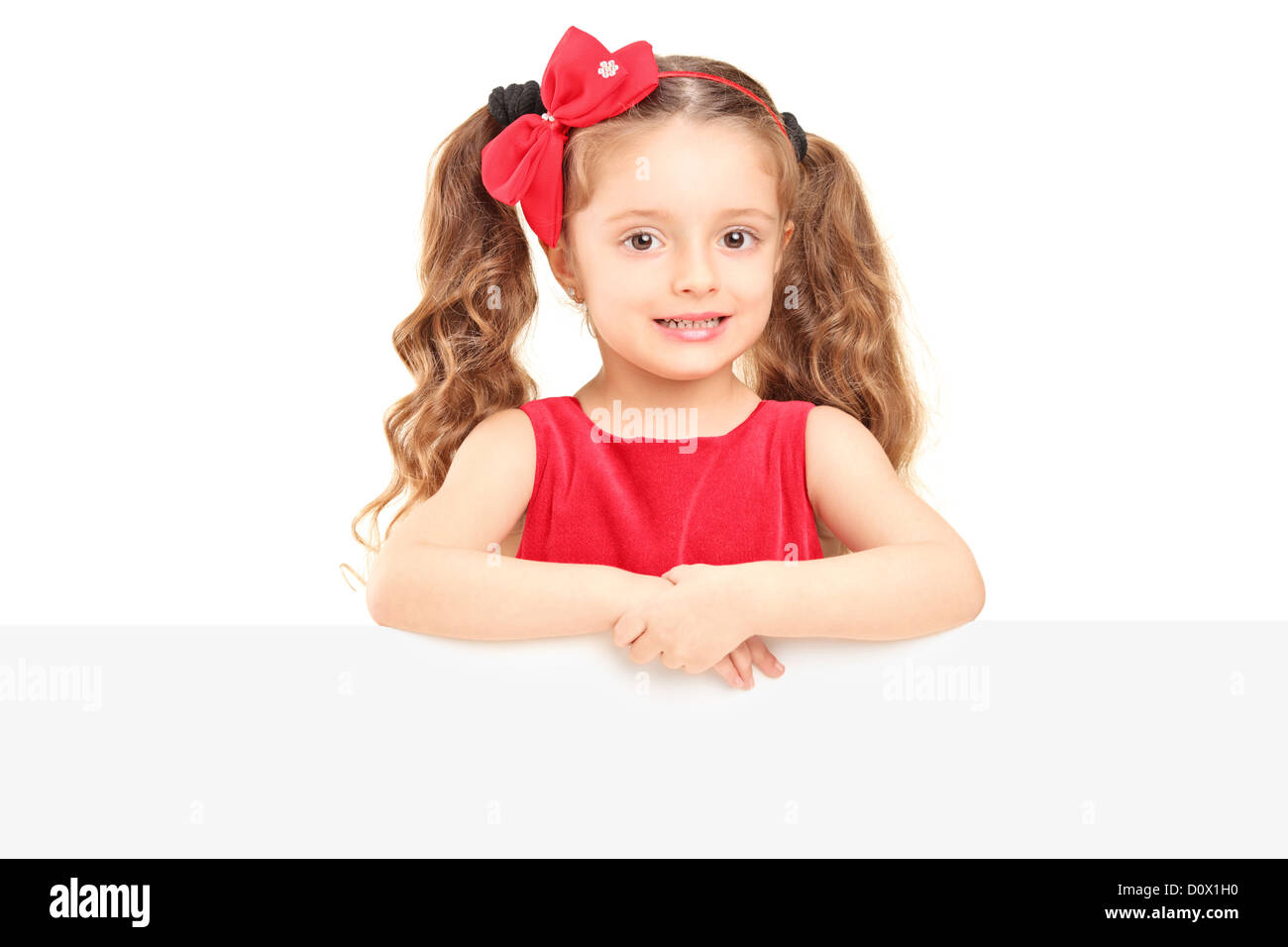 Child happy girl blank Cut Out Stock Images & Pictures - Alamy