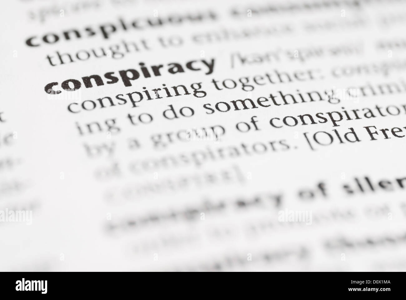 Suspicion of conspiracy hi-res stock photography and images - Alamy