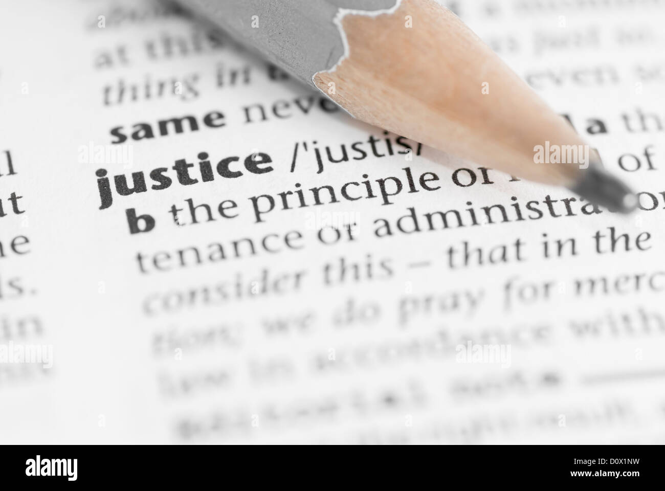 Justice word hi-res stock photography and images - Alamy