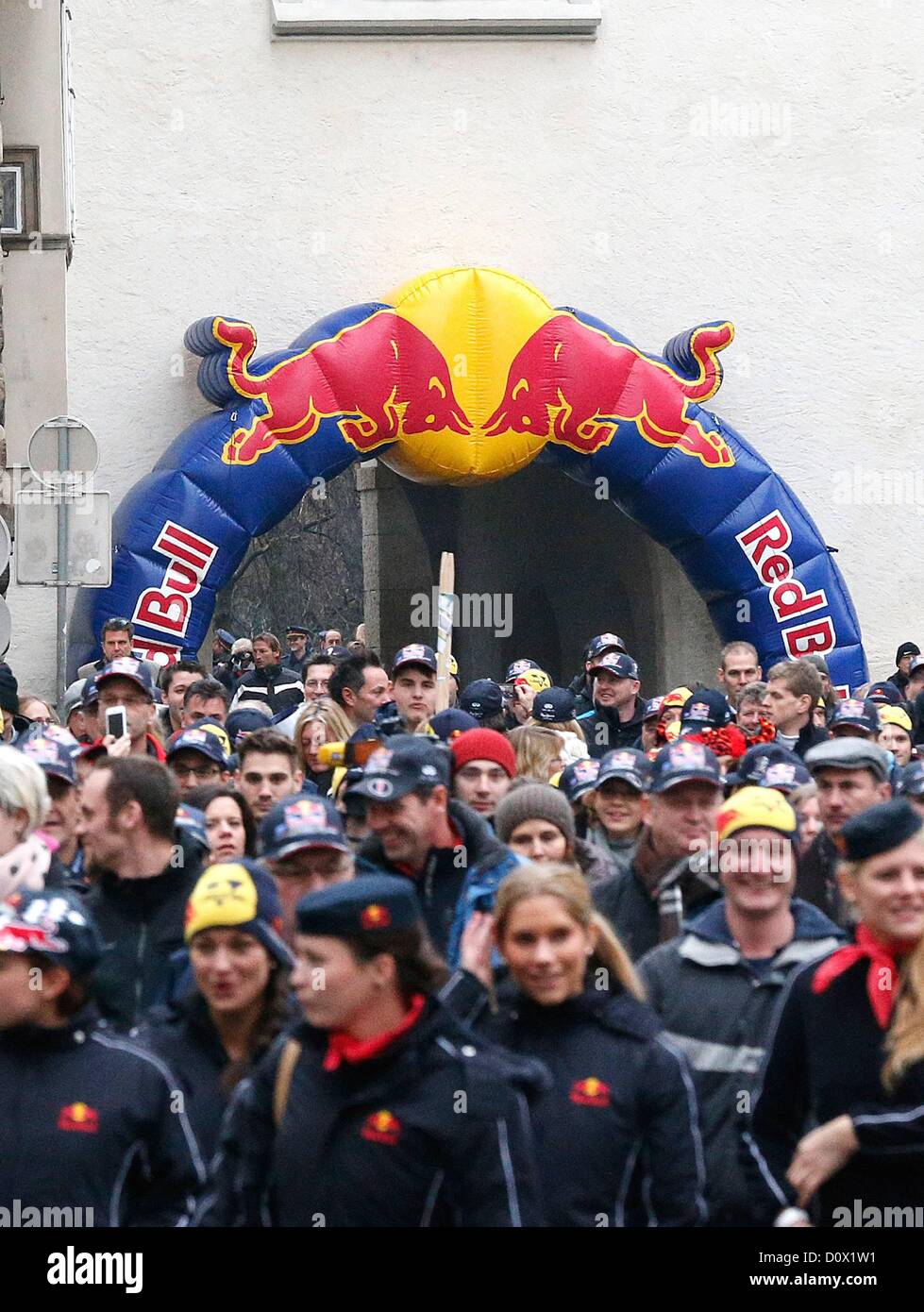01.12.2012. Graz Austria Formula 1 CHampionship Victory parade. Picture ...