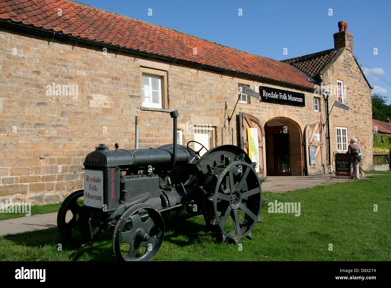 Fordson tractor Ryedale Folk Museum North Yorkshire England UK Stock ...