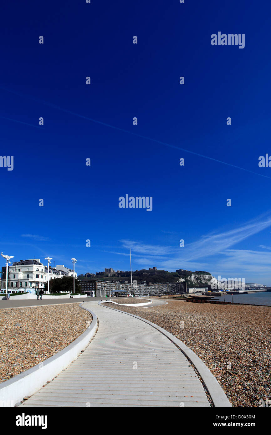The promenade, Dover town; Kent; England Stock Photo - Alamy