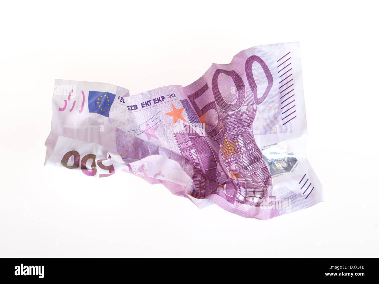 Berlin, Germany, crumpled 500-euro note Stock Photo - Alamy