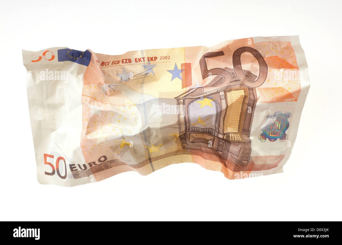 Berlin, Germany, wrinkled 50-euro note Stock Photo - Alamy