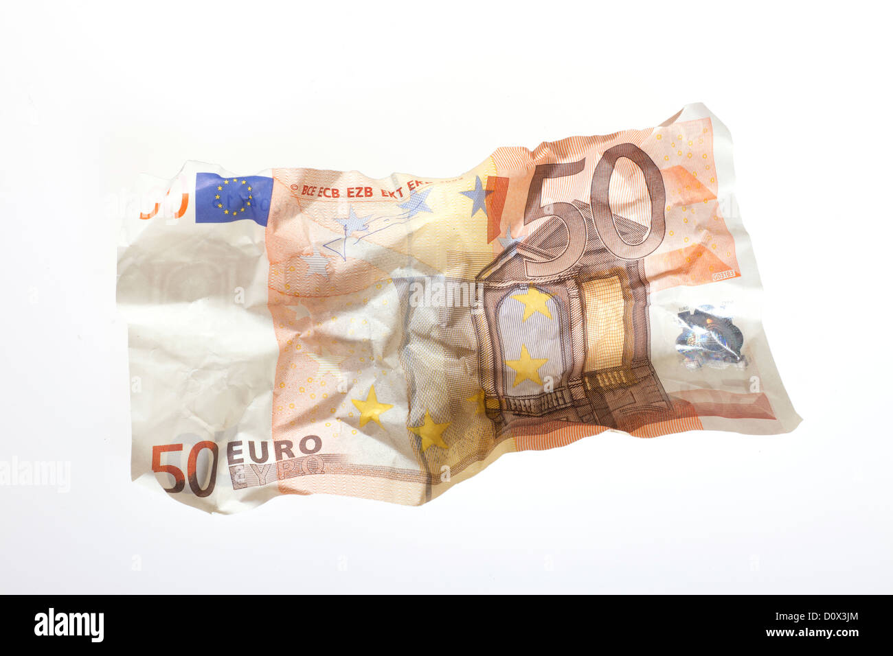 Berlin, Germany, wrinkled 50-euro note Stock Photo - Alamy