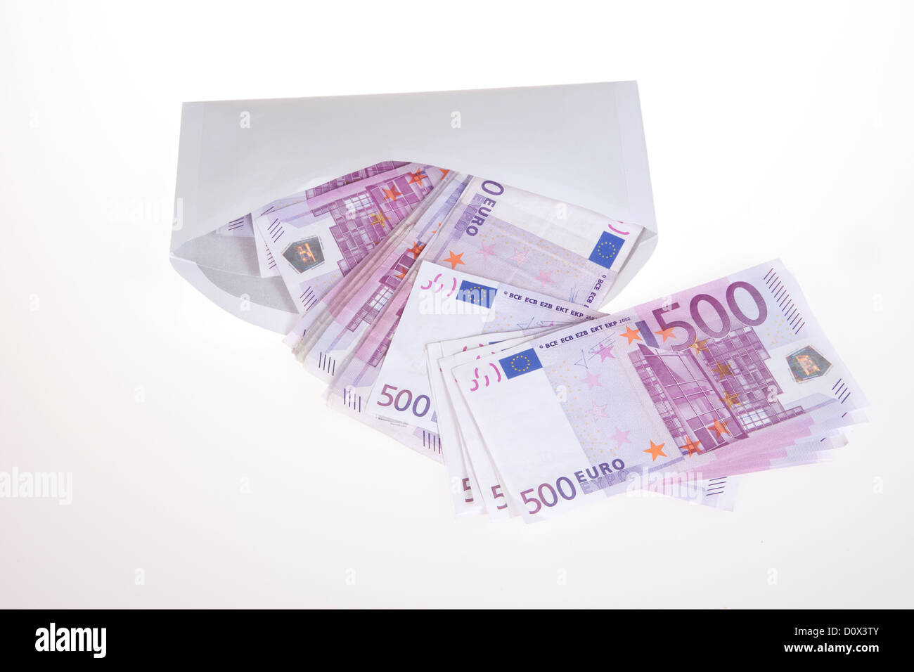 Berlin, Germany, 500-euro notes in an envelope Stock Photo - Alamy