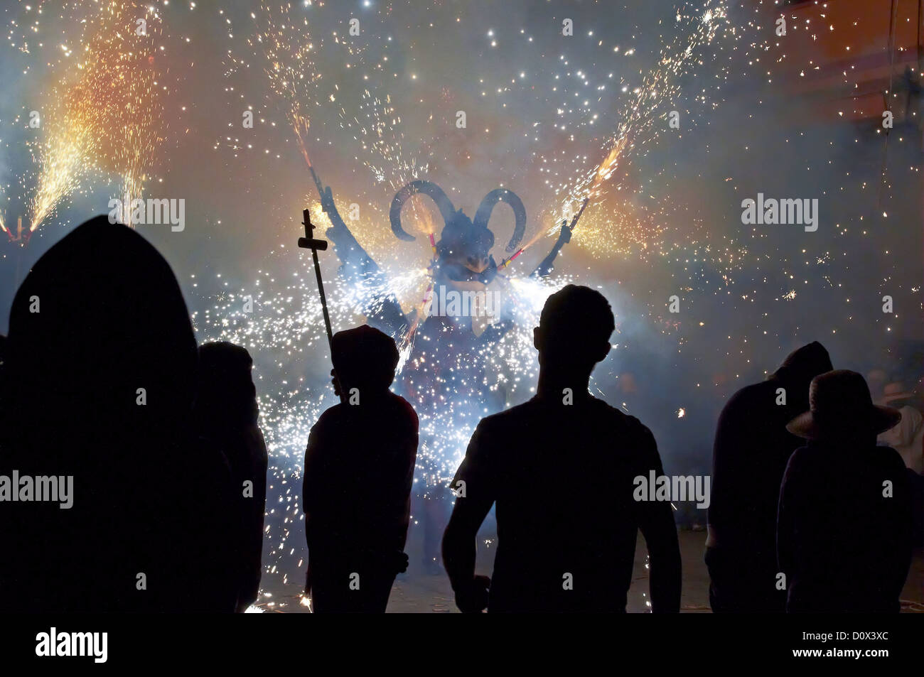 -The Night of Fire- Cambrils, Catalonia, Spain Stock Photo - Alamy