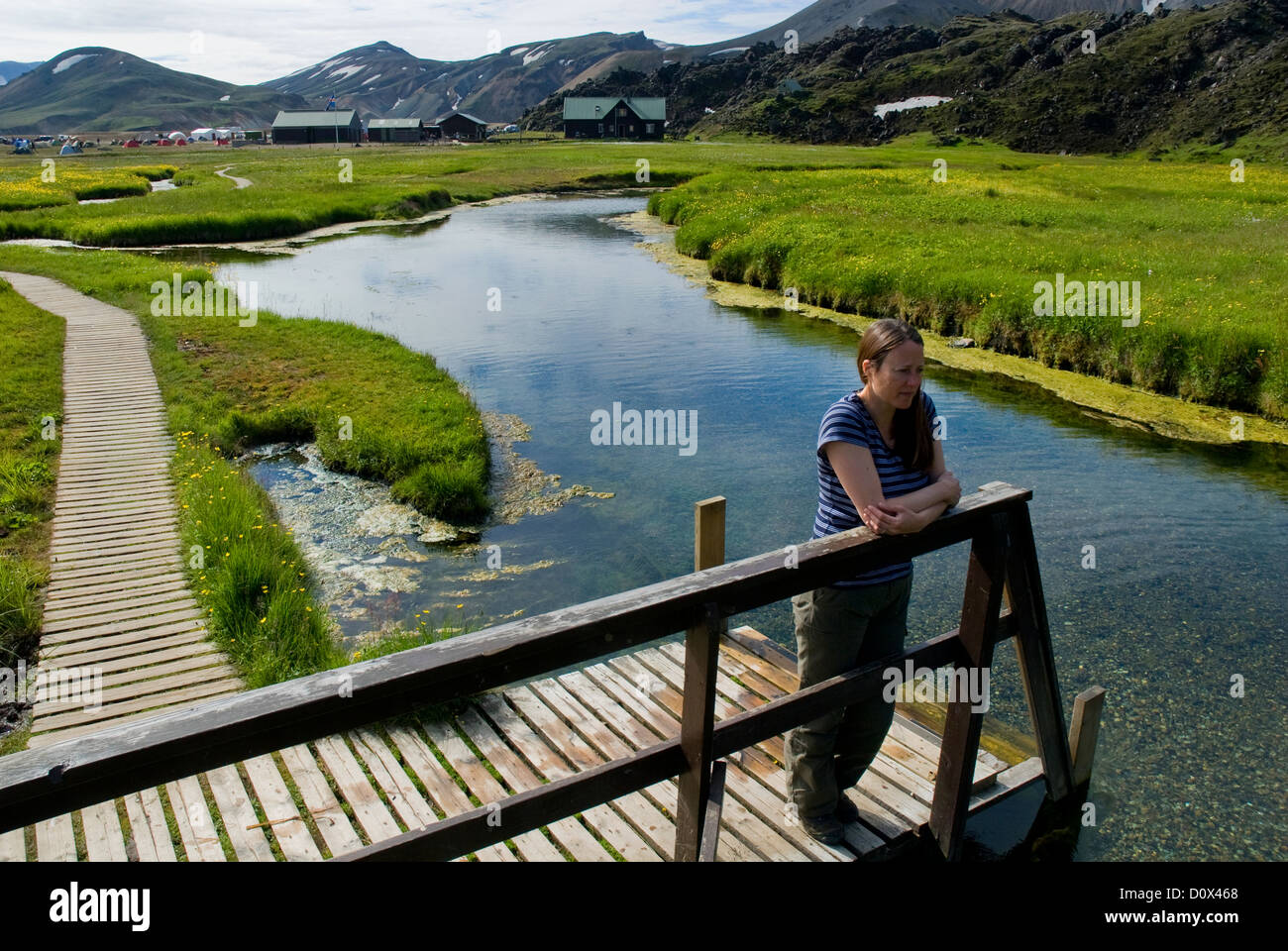 Landmannalaugar hot springs hi-res stock photography and images - Alamy