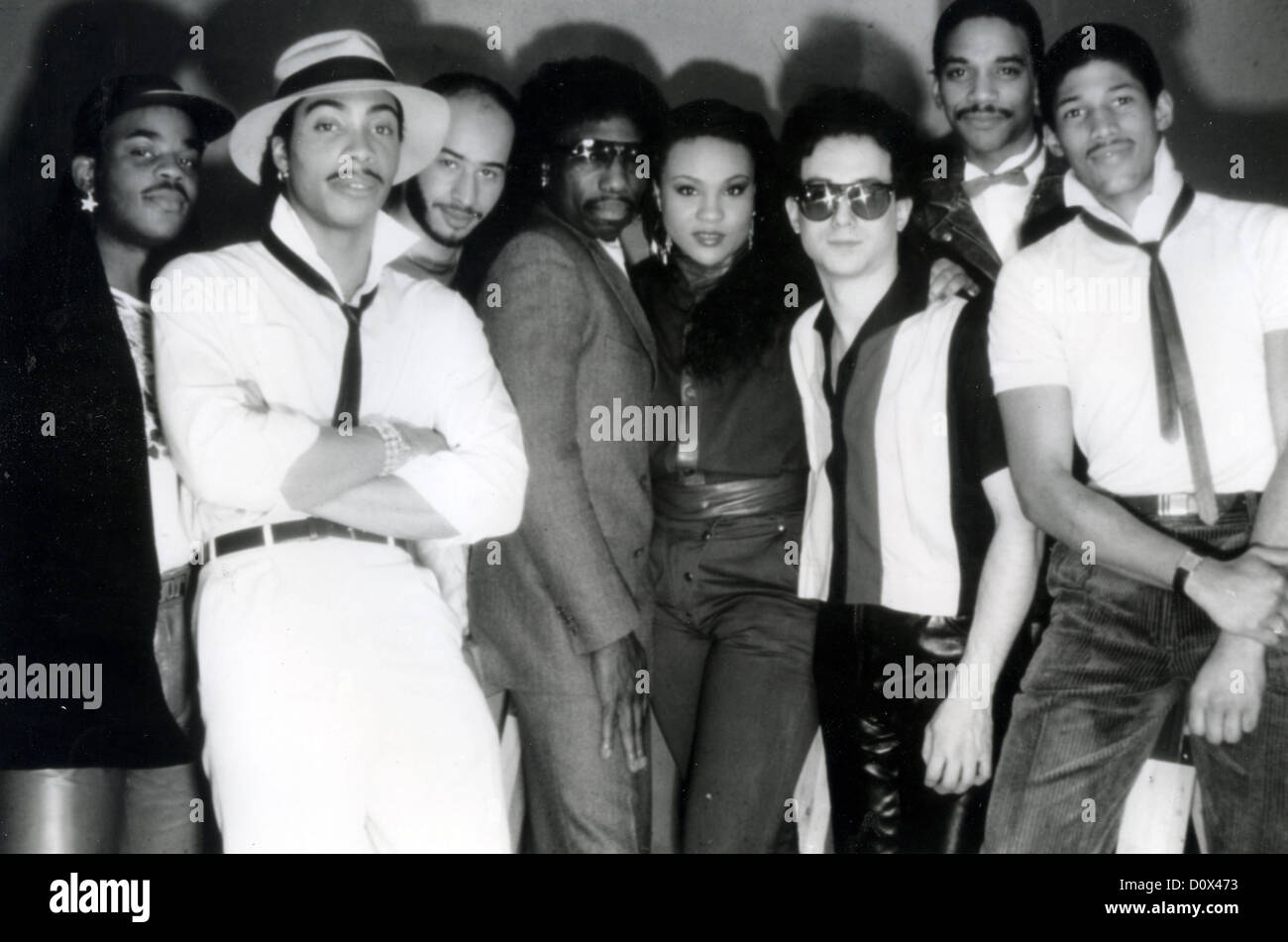 CHANGE Promotional photo of US group in in May 1984 with Deborah Cooper centre Stock Photo - Alamy