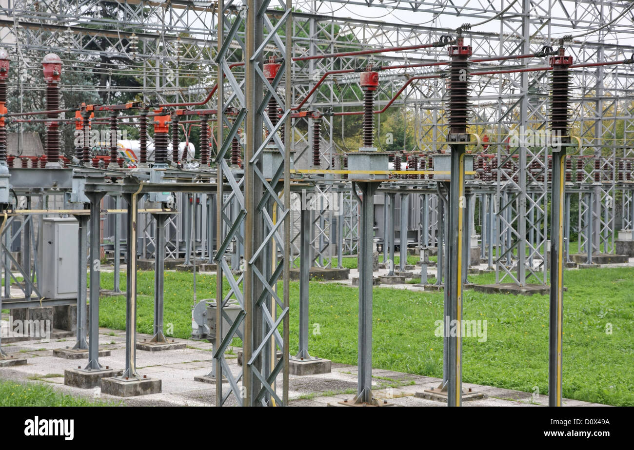 isolators and switches to an energy powerhouse Stock Photo - Alamy