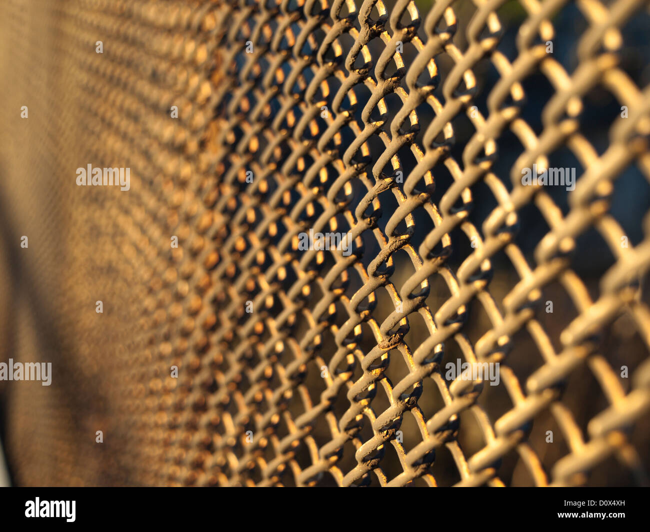 Fine meshed wire rusty wire fence, selective focus close up Stock Photo ...